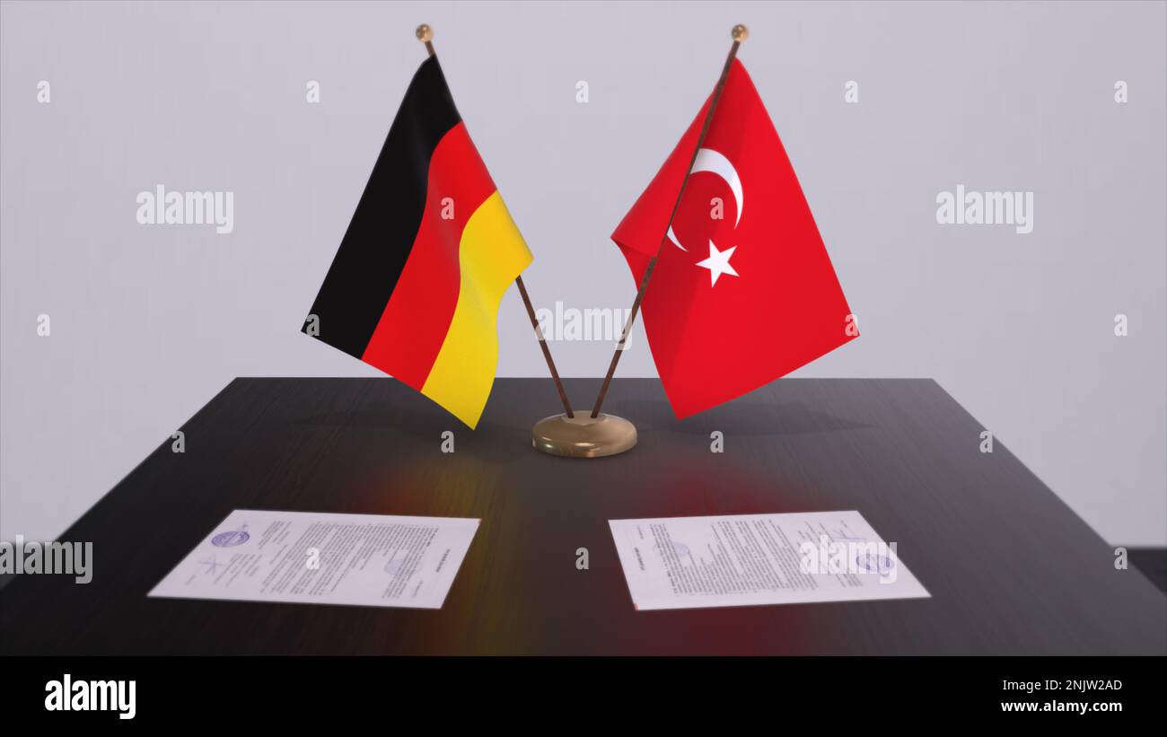 Turkey and Germany flag, politics relationship, national flags ...