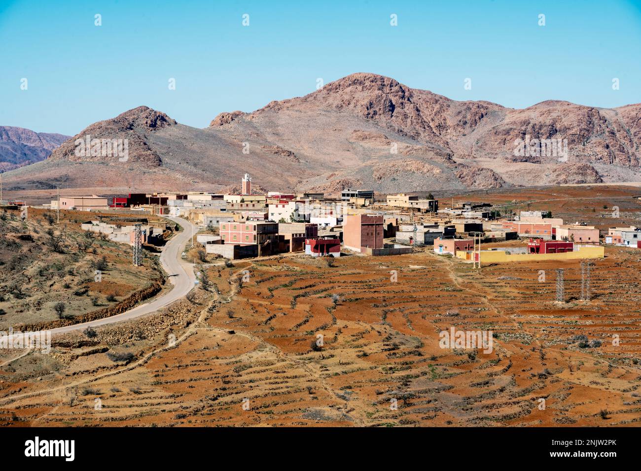 Afrika, Marokko, Ortschaft Ighil an der R 109 Stock Photo - Alamy