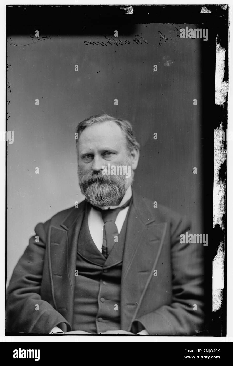 Portrait of Judge Stanley Mathews, a prominent 19th-century judge ...