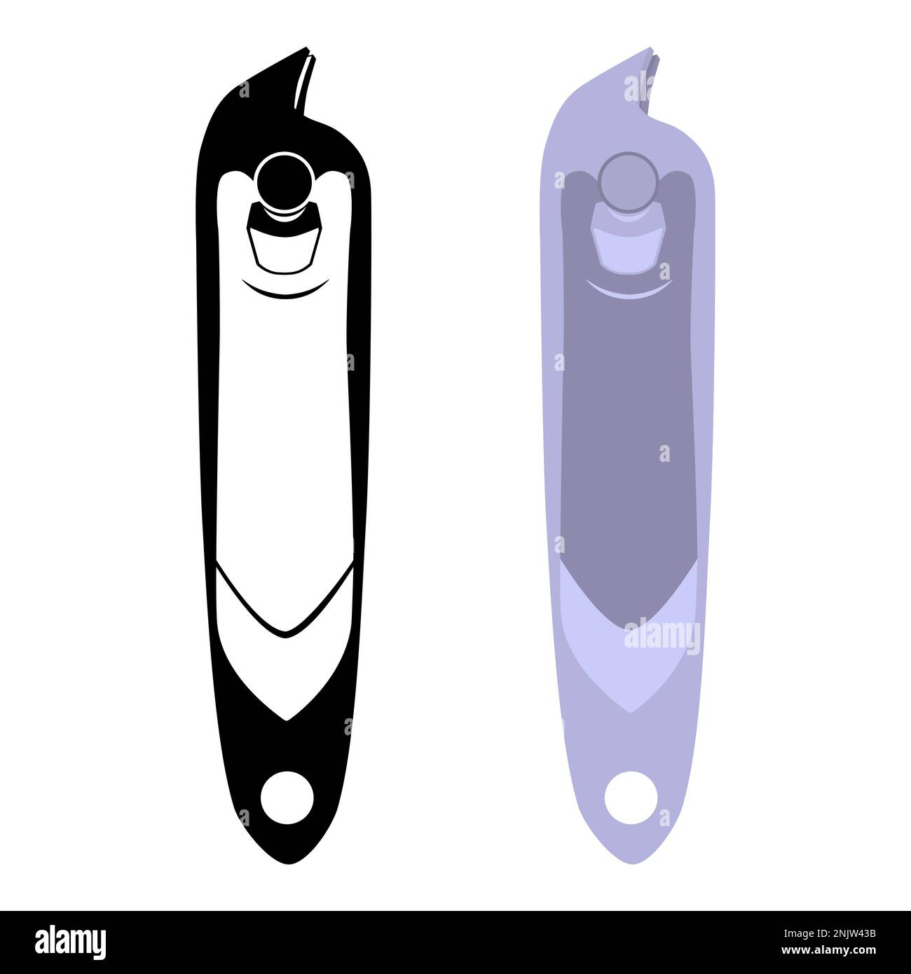 Fingernail clippers Stock Vector Images - Alamy