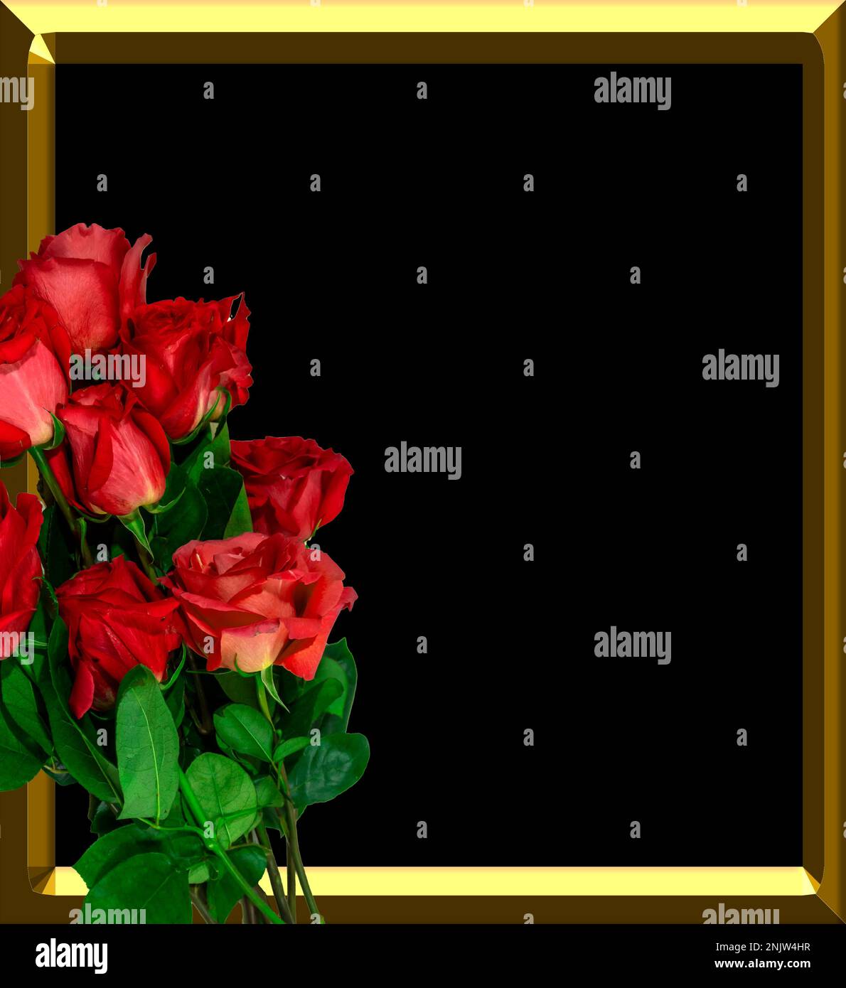 postcard, banner, invitation to death, funeral, commemoration Stock ...