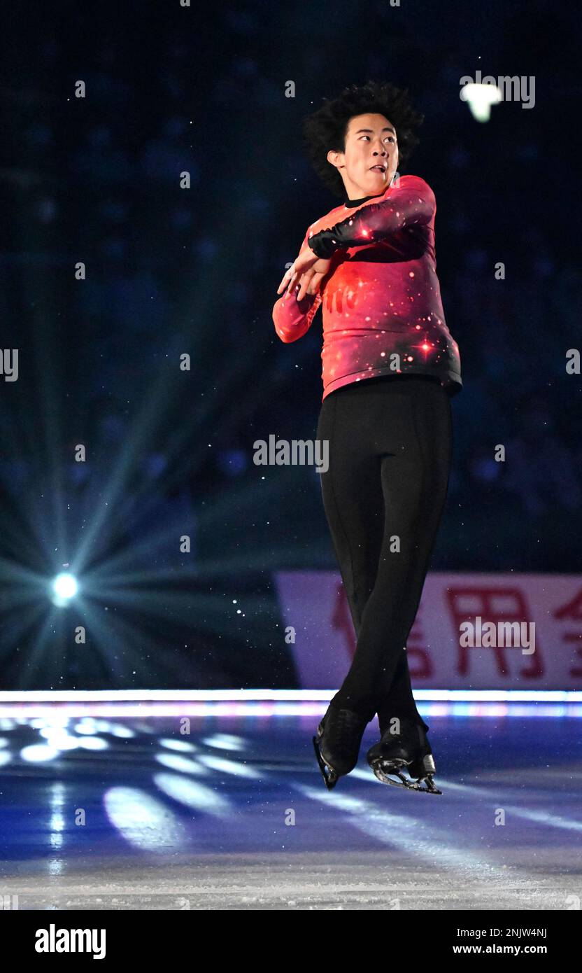 Nathan Chen of the U.S.A. performs during the Dream on Ice 2022 at KOSÉ ...