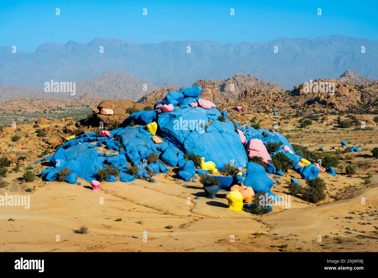 Painted rock tafraout morocco hi-res stock photography and images - Alamy