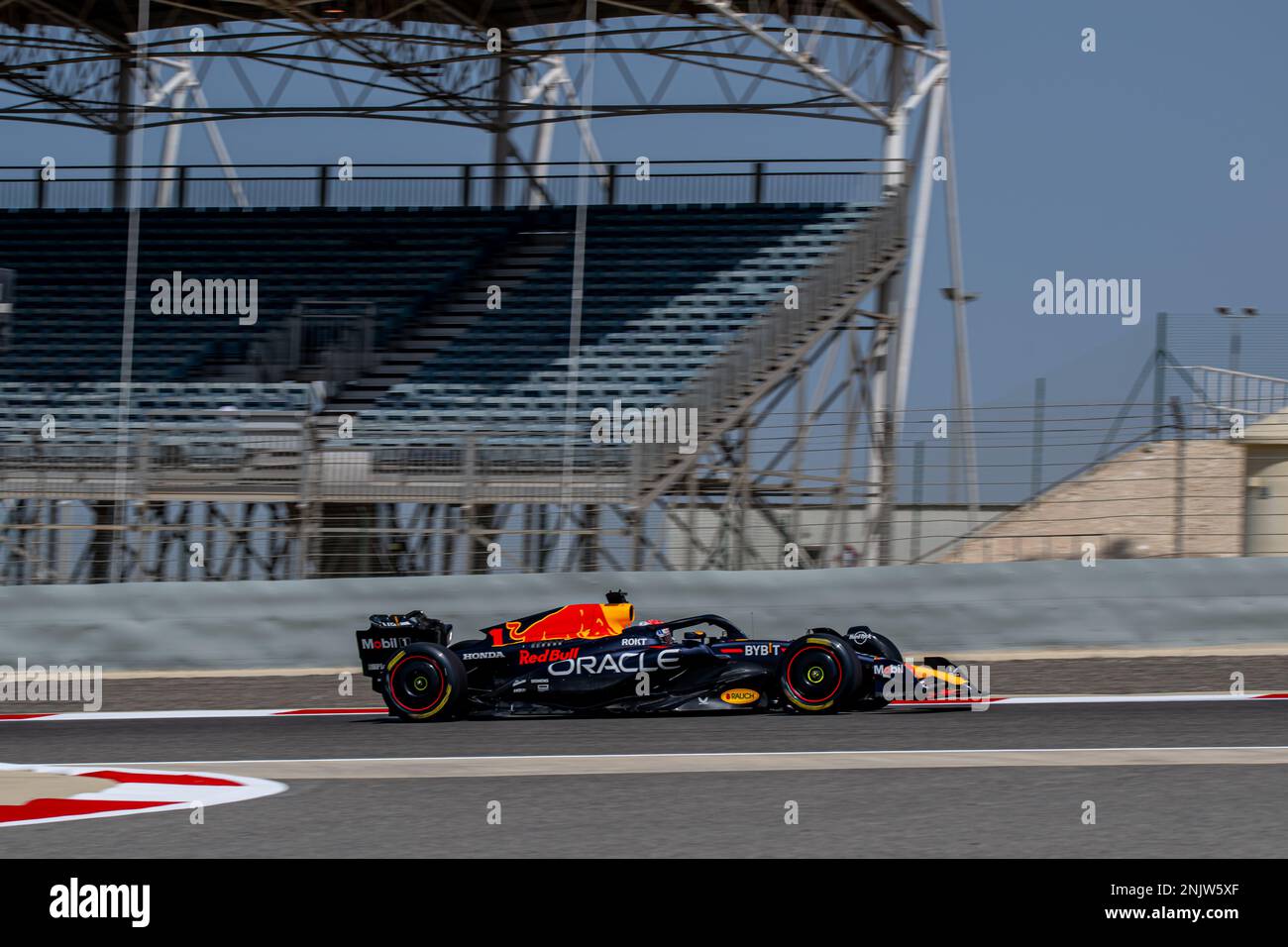 BAHRAIN INTERNATIONAL CIRCUIT, BAHRAIN - FEBRUARY 23: Max Verstappen ...