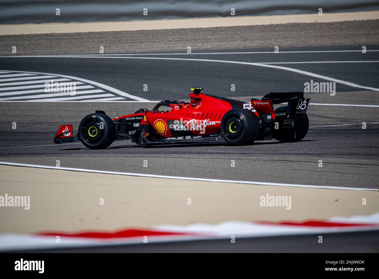 BAHRAIN INTERNATIONAL CIRCUIT, BAHRAIN - FEBRUARY 23: Carlos Sainz ...