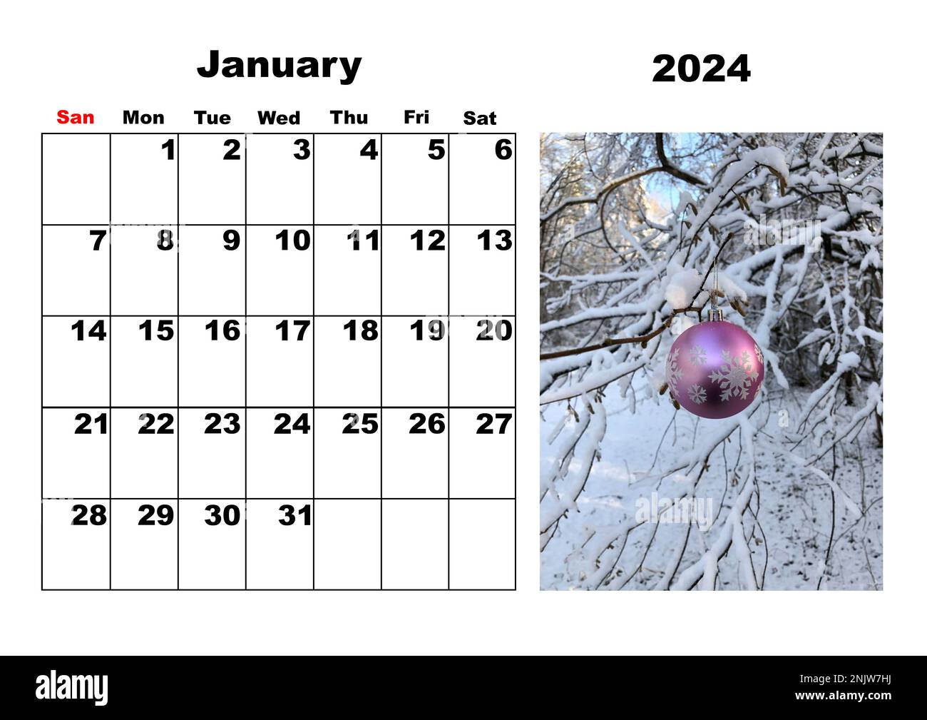 Calendar December 2024 And January 2024 Printable