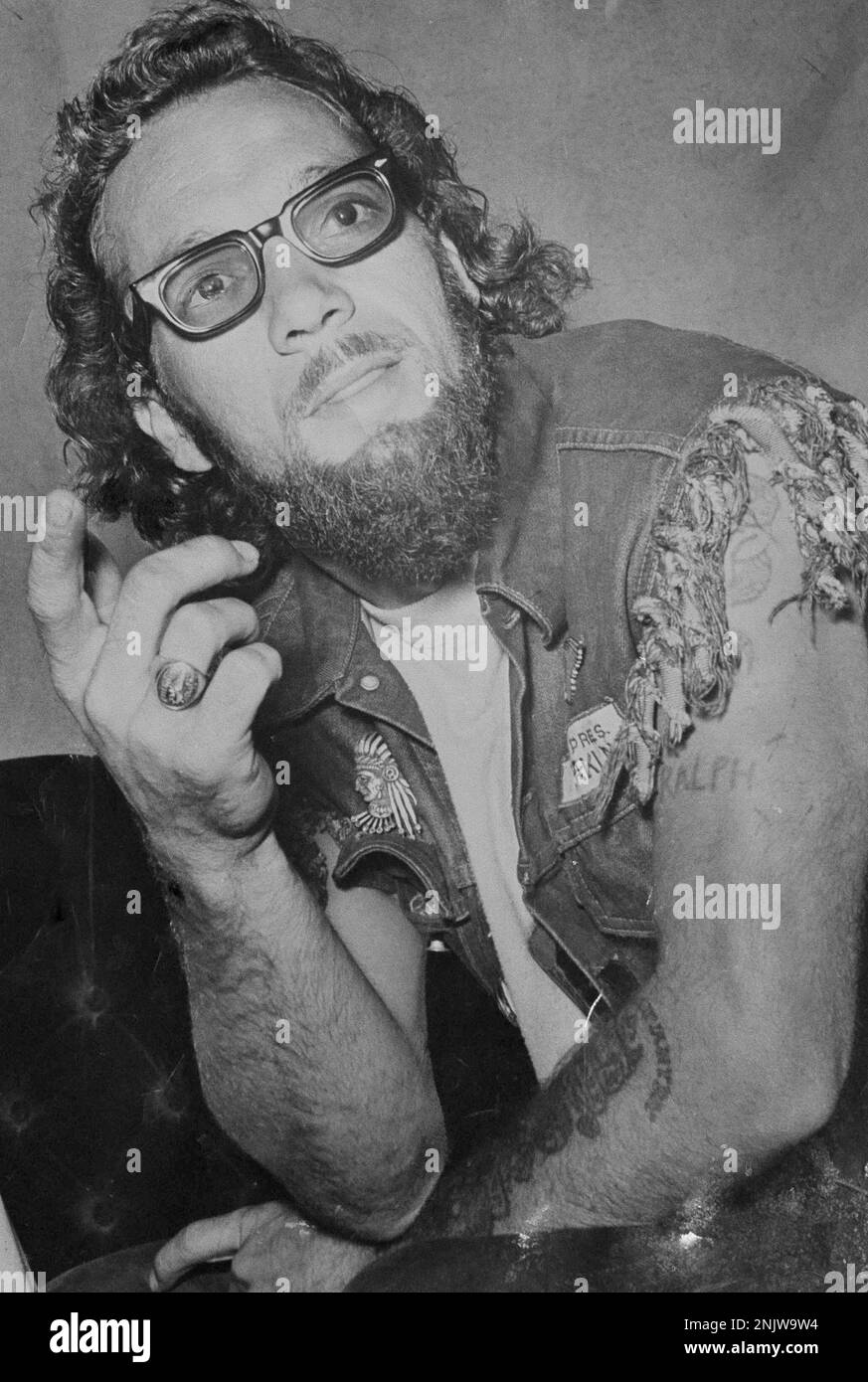 FILE - Ralph "Sonny" Barger, president of the Oakland chapter of the ...