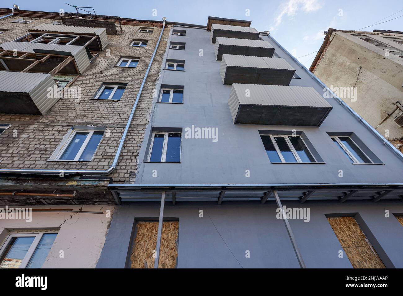 Russian block house hi-res stock photography and images - Alamy