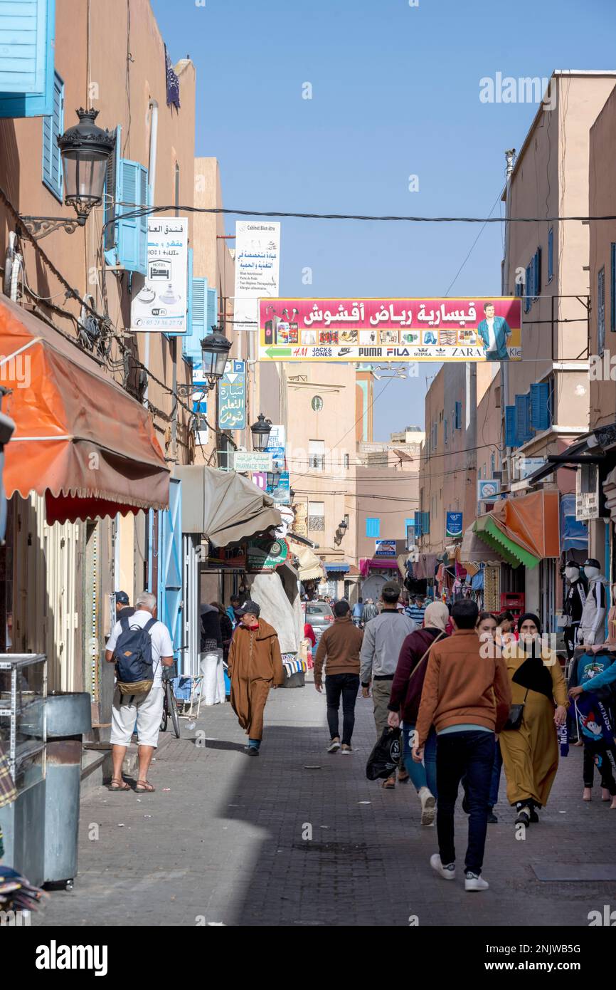 Afrika, Marokko, Tiznit, Rue Idzekri Stock Photo - Alamy