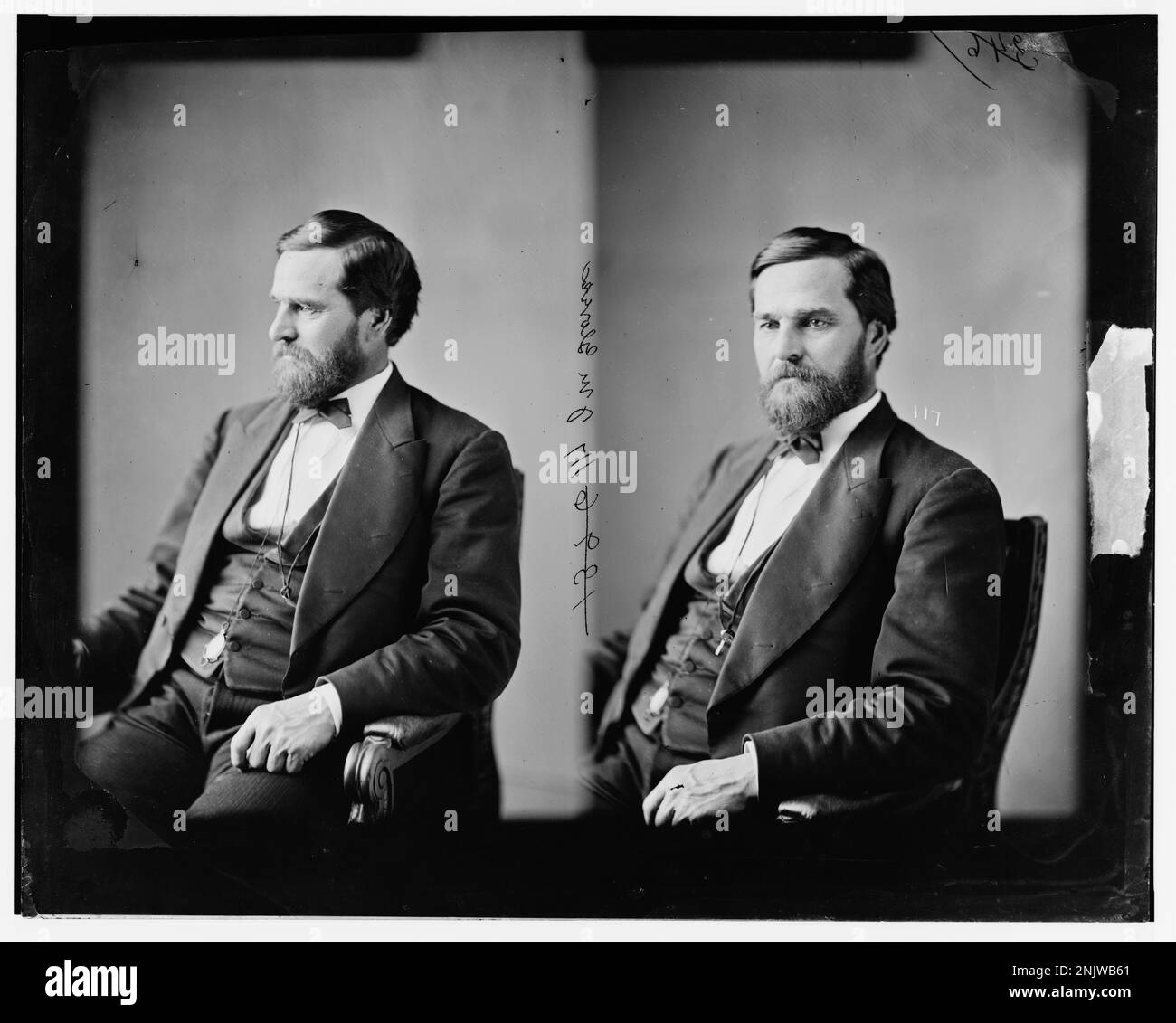 Portrait of Hon. John Milton Glover, a political figure from Missouri ...