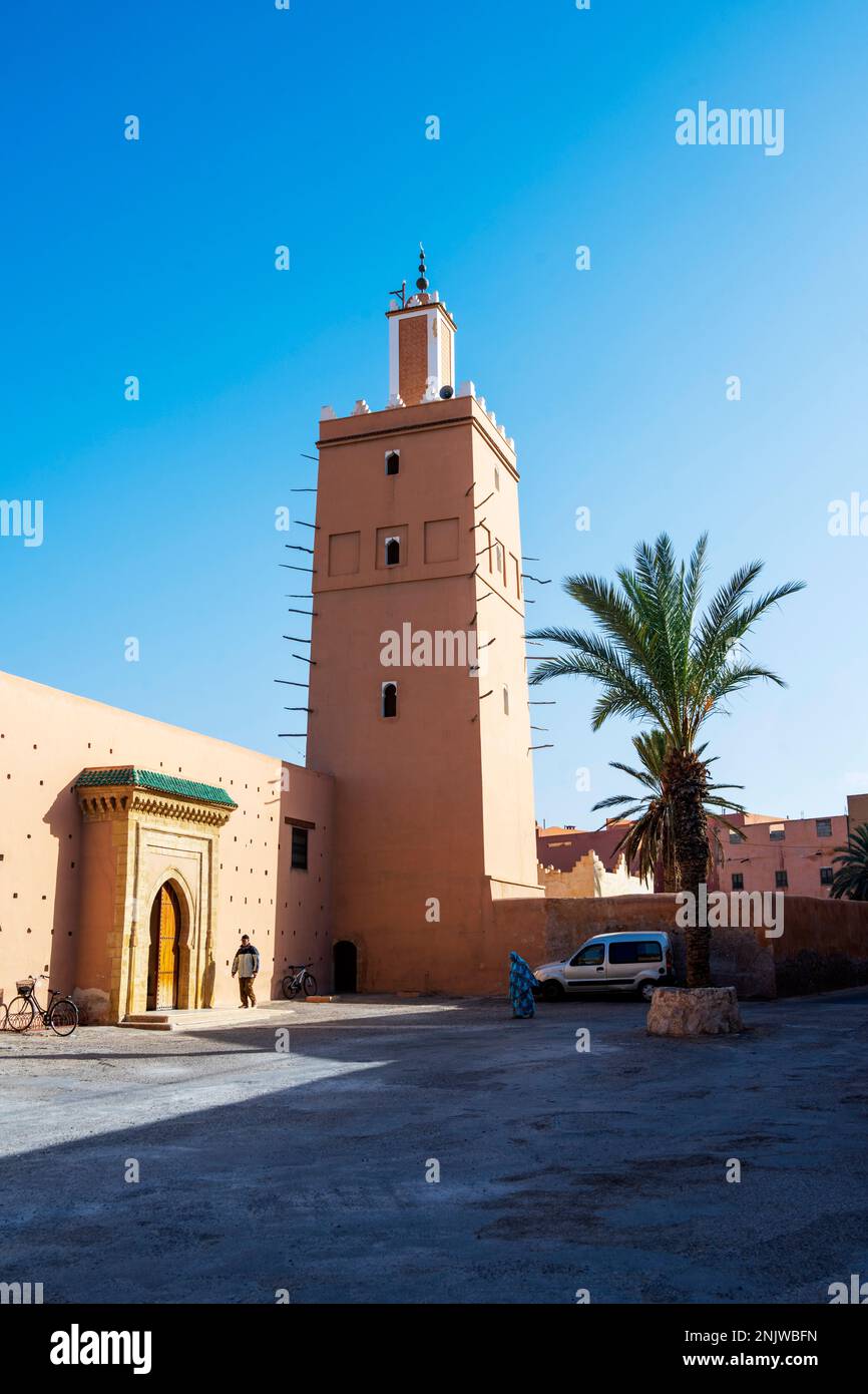 Afrika, Marokko, Tiznit, Grosse Moschee (Alkabir Moschee, Jamaâ Al ...