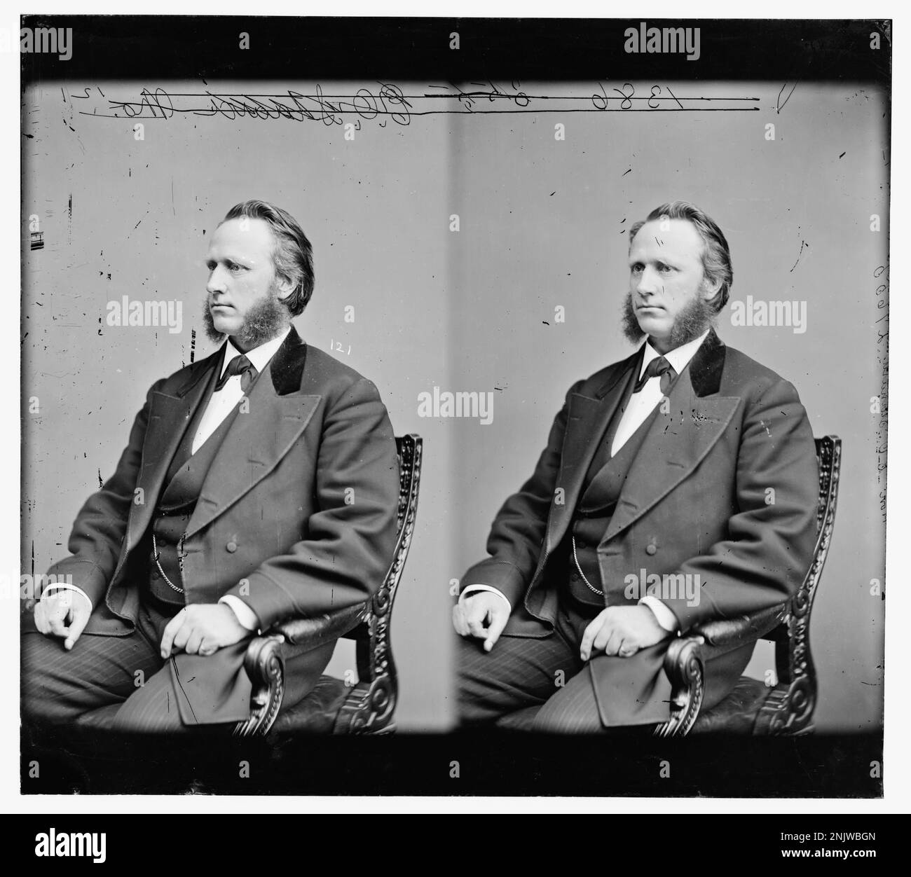 Portrait of Hon. Edwin Obed Stanard of Missouri, captured in the ...