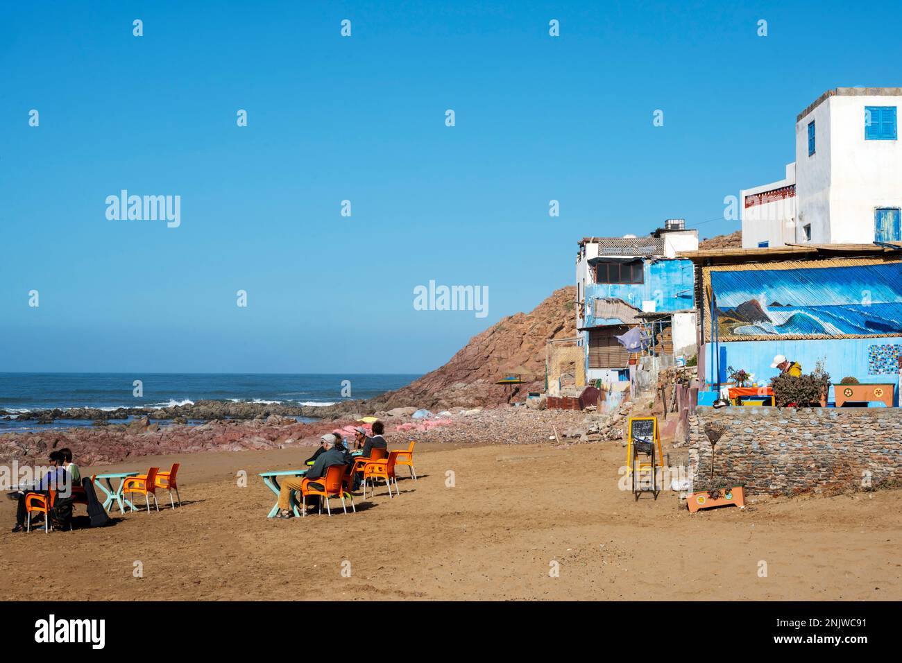 Afrika, Marokko, Mirleft, Plage Aftas Stock Photo - Alamy