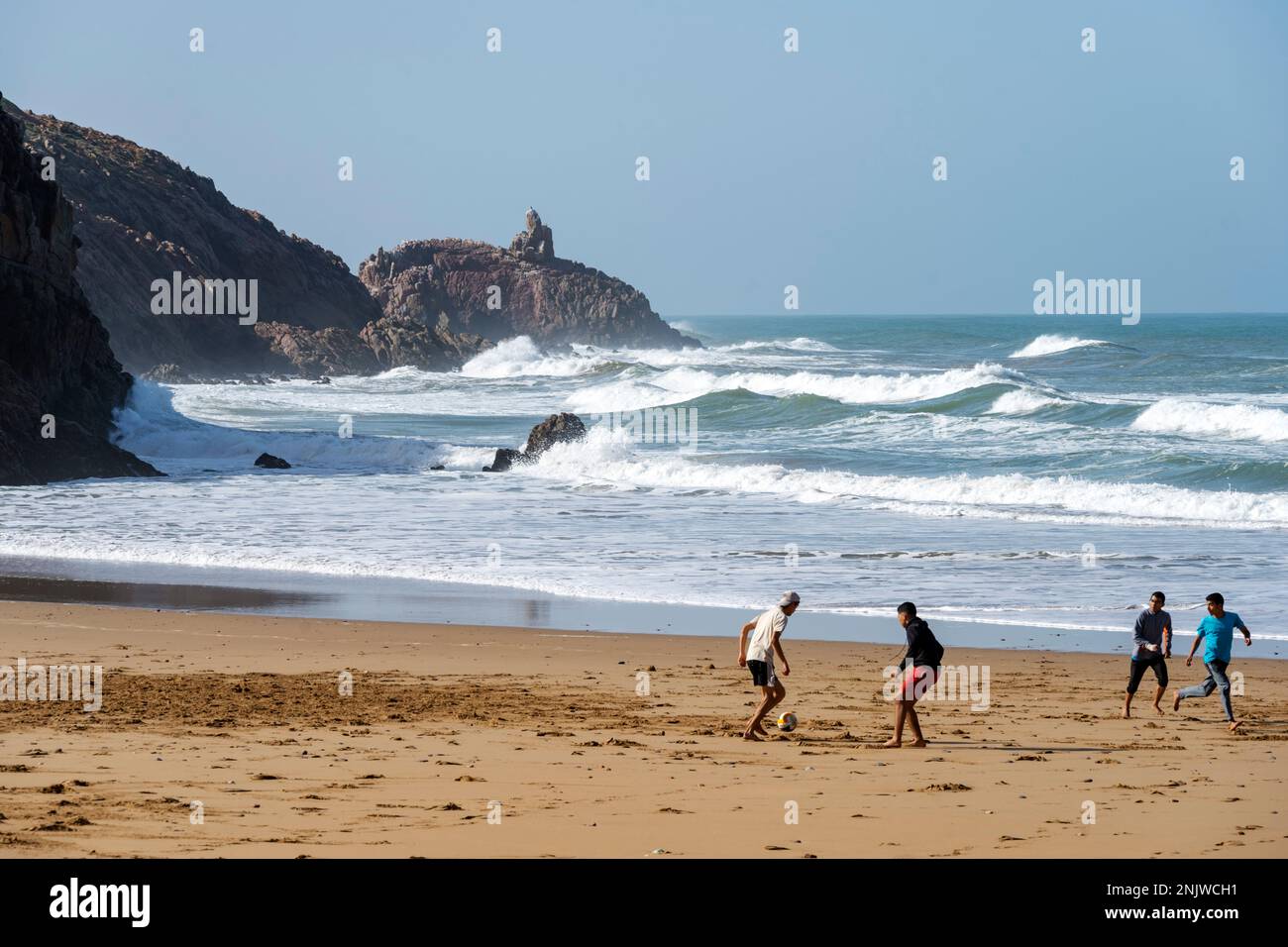 Afrika, Marokko, Mirleft, Plage Aftas Stock Photo - Alamy