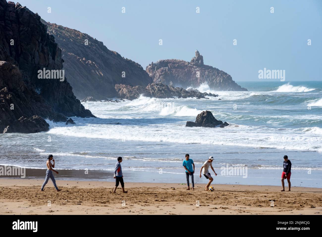 Afrika, Marokko, Mirleft, Plage Aftas Stock Photo - Alamy