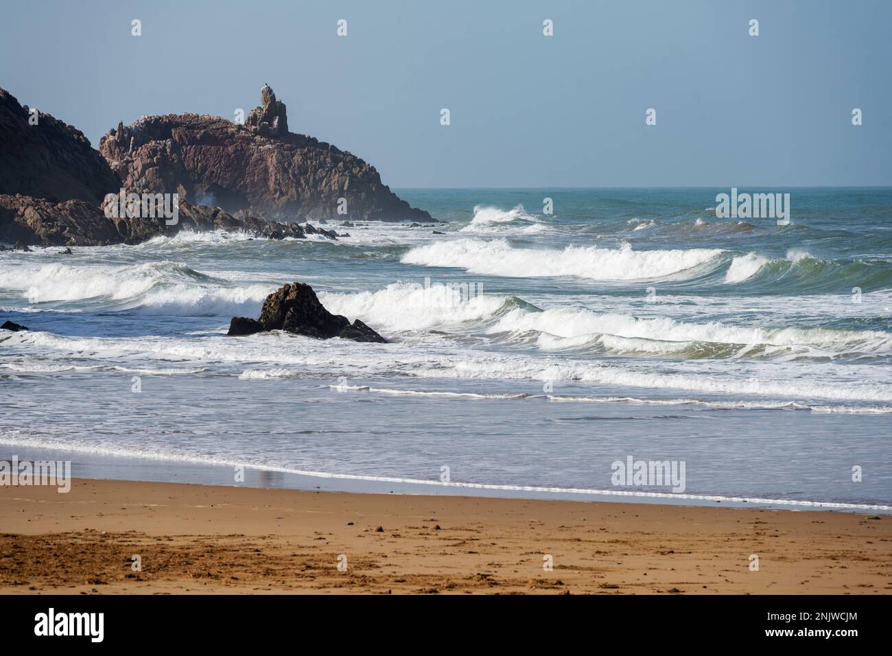 Afrika, Marokko, Mirleft, Plage Aftas Stock Photo - Alamy