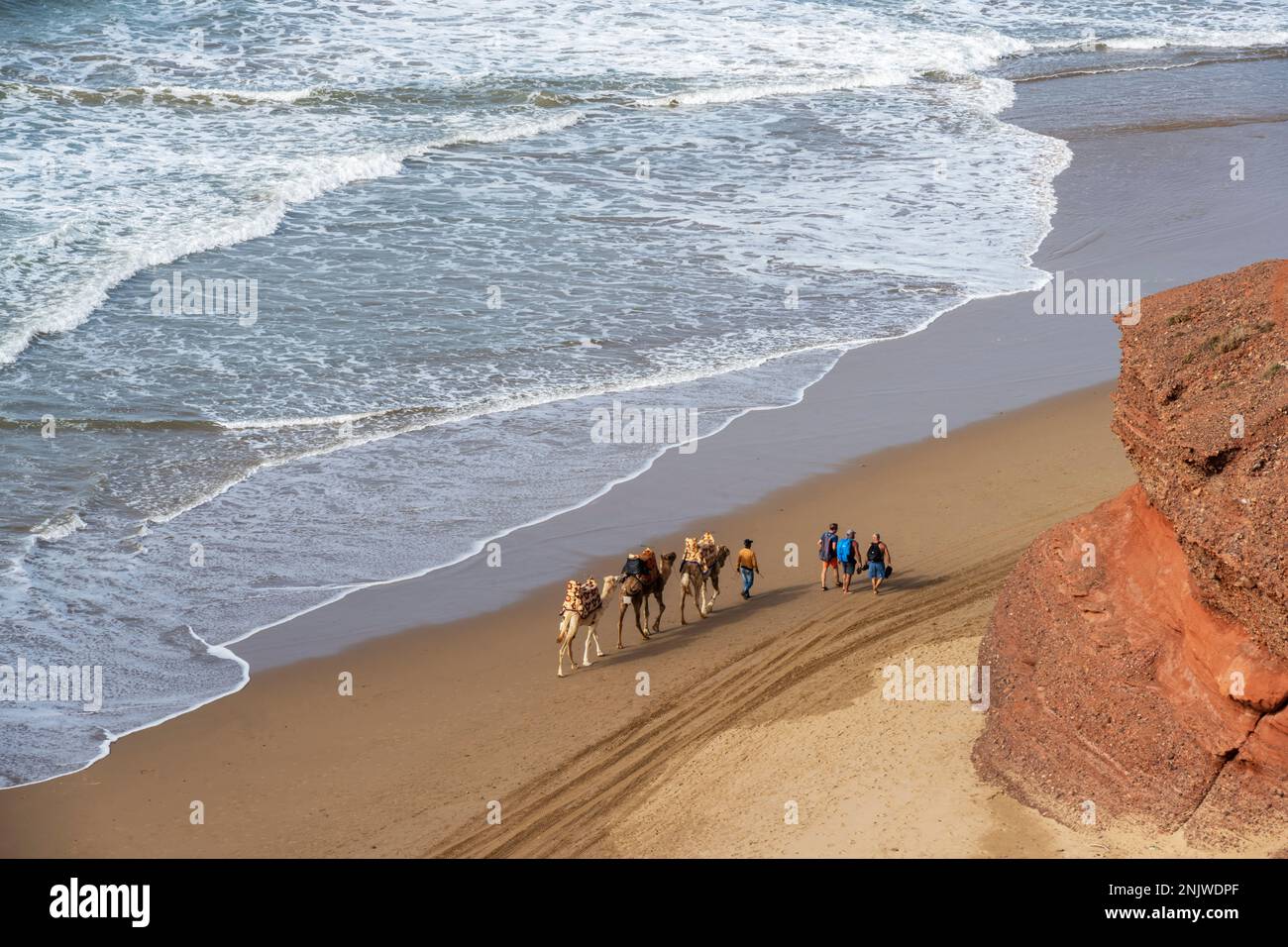 Afrika, Marokko, Südmarokko, Mirleft, Plage Lagzira Stock Photo - Alamy