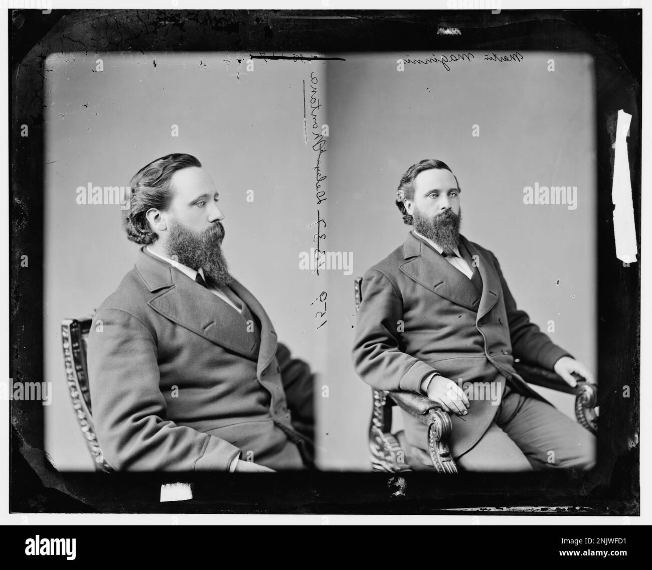 Portrait of Hon. Martin Maginnis, a historical military figure from ...