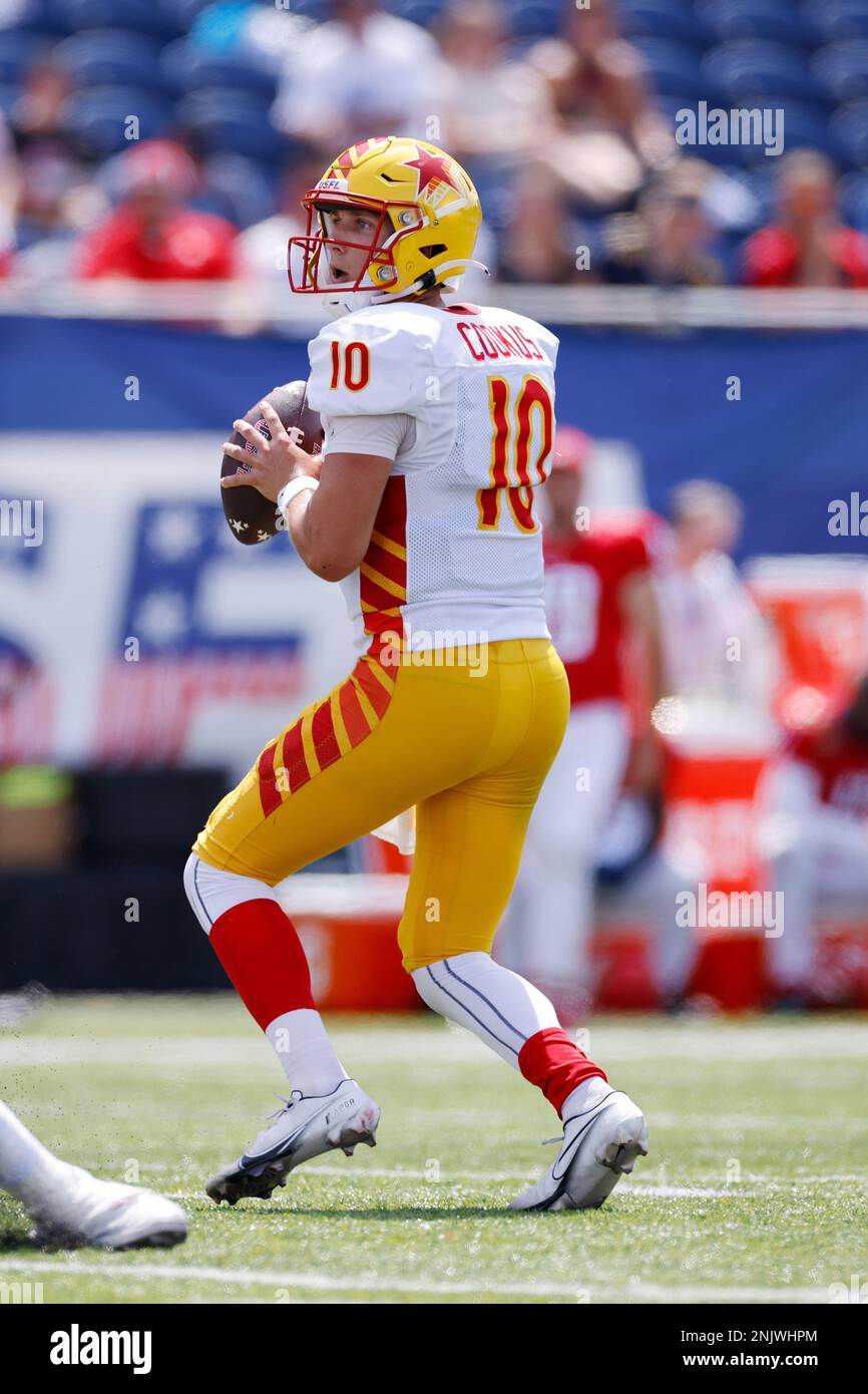 CANTON, OH - JUNE 25: Philadelphia Stars quarterback Case Cookus (10 ...