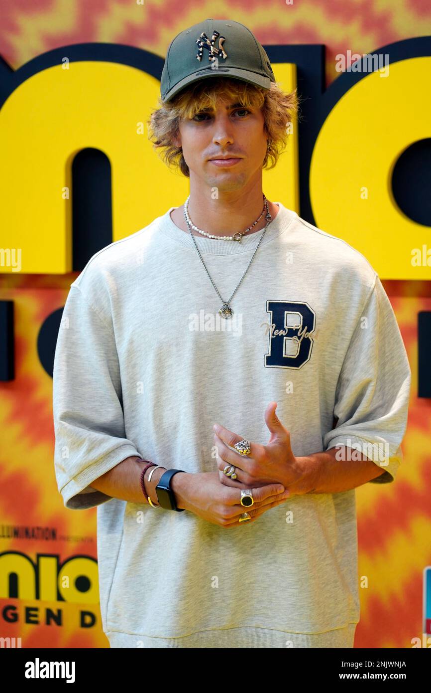 Mike Fajardo attends the premiere of the new movie of the Minions saga ...