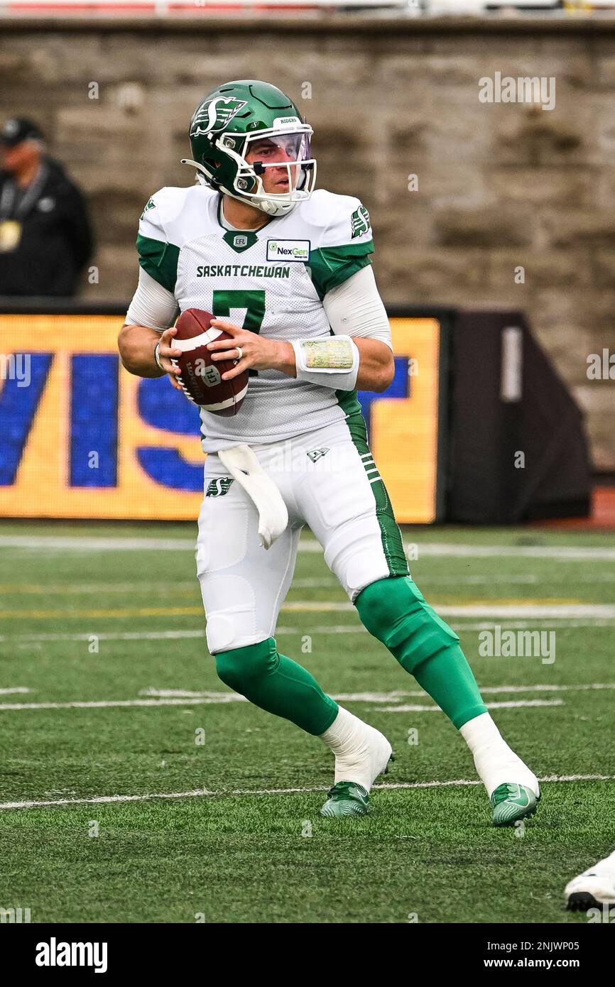 MONTREAL, QC - JUNE 23: Saskatchewan Roughriders quarterback Cody ...