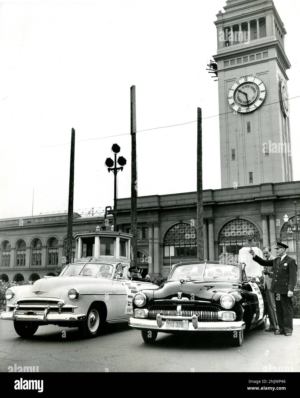 Driving test start at the Ferry Building on the Embarcadero in San ...