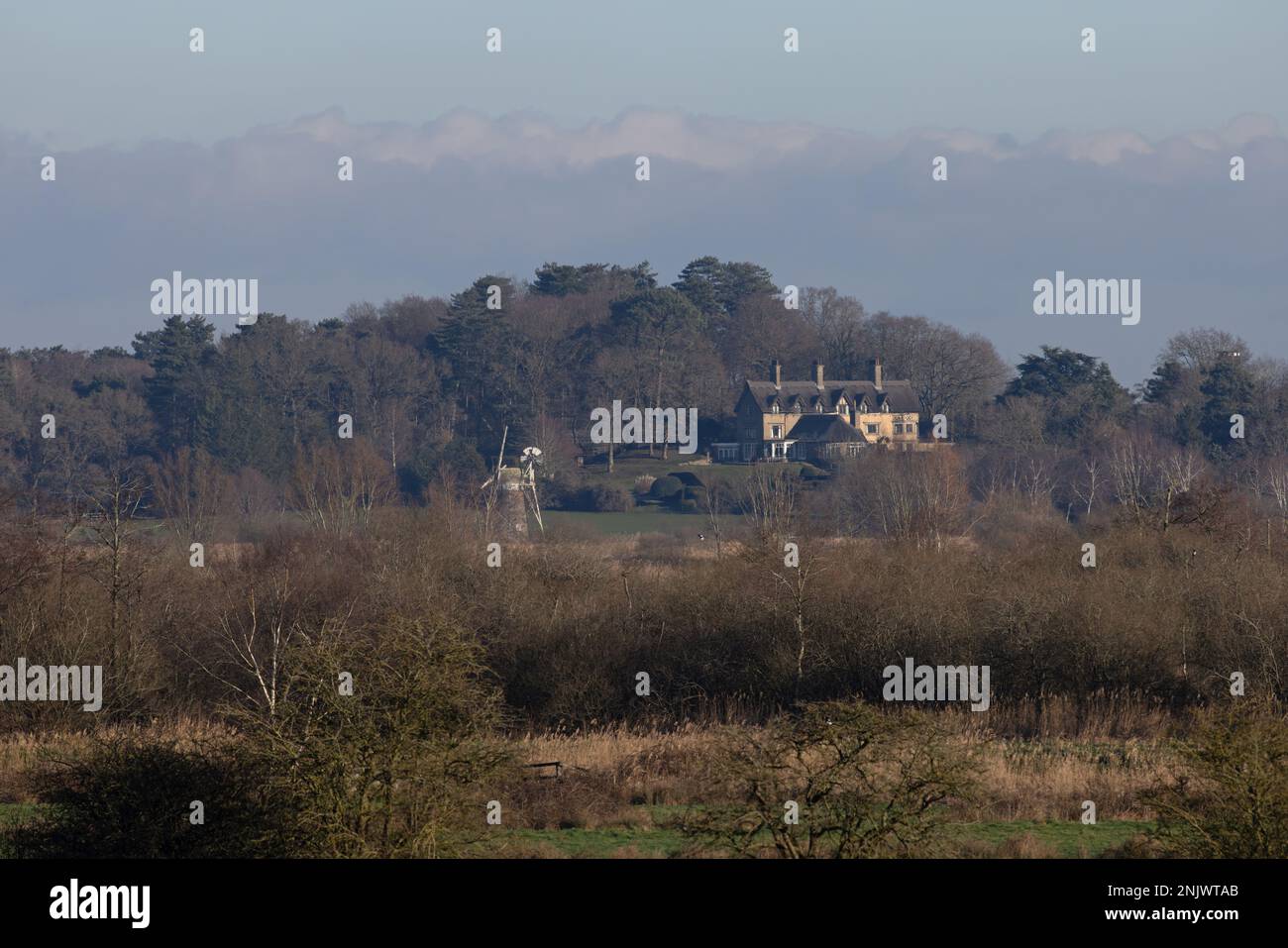 How Hill Nature Reserve Norfolk GB UK January 2023 Stock Photo - Alamy