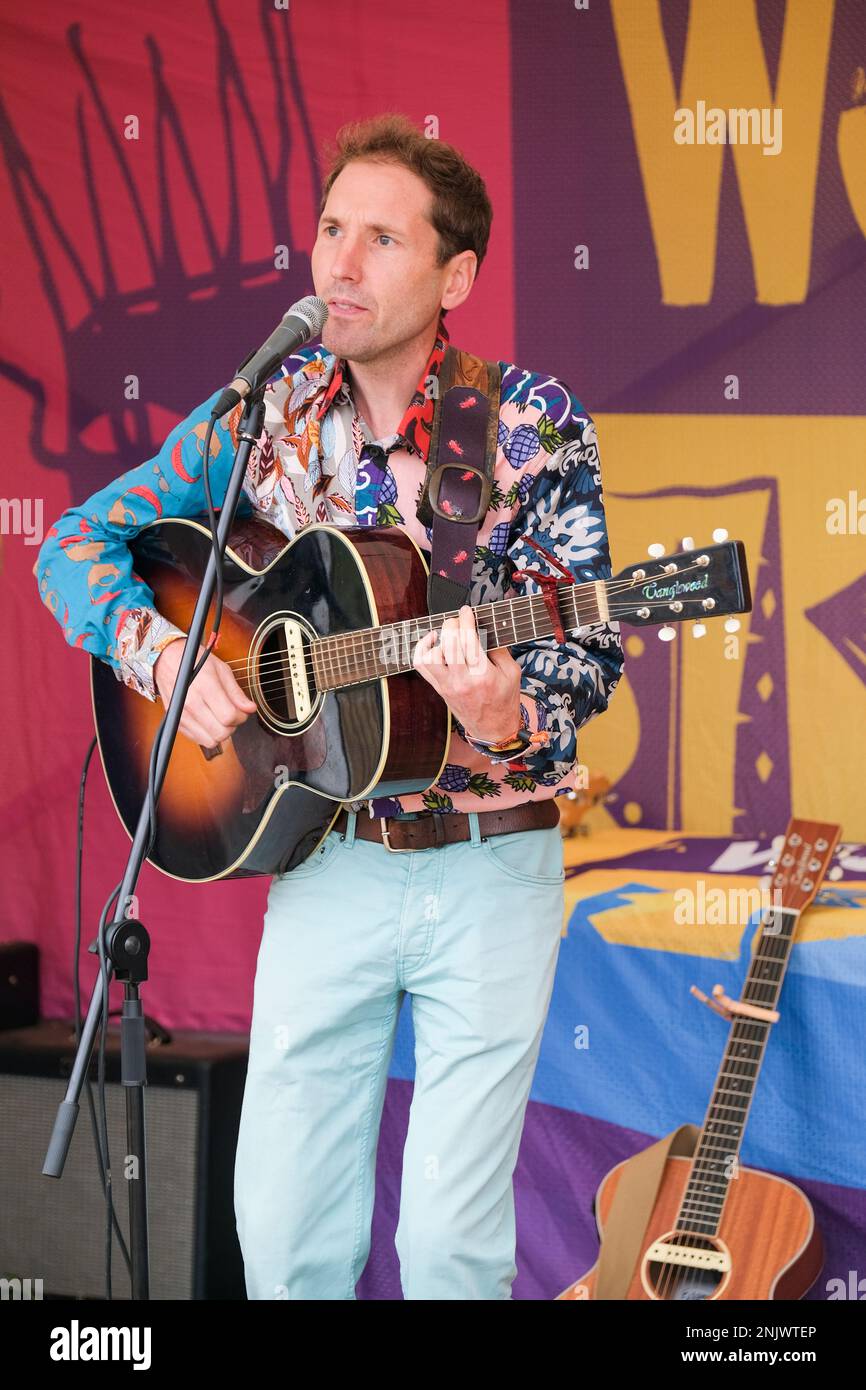 Brian Briggs of Stornoway performing on stage during the 40th ...
