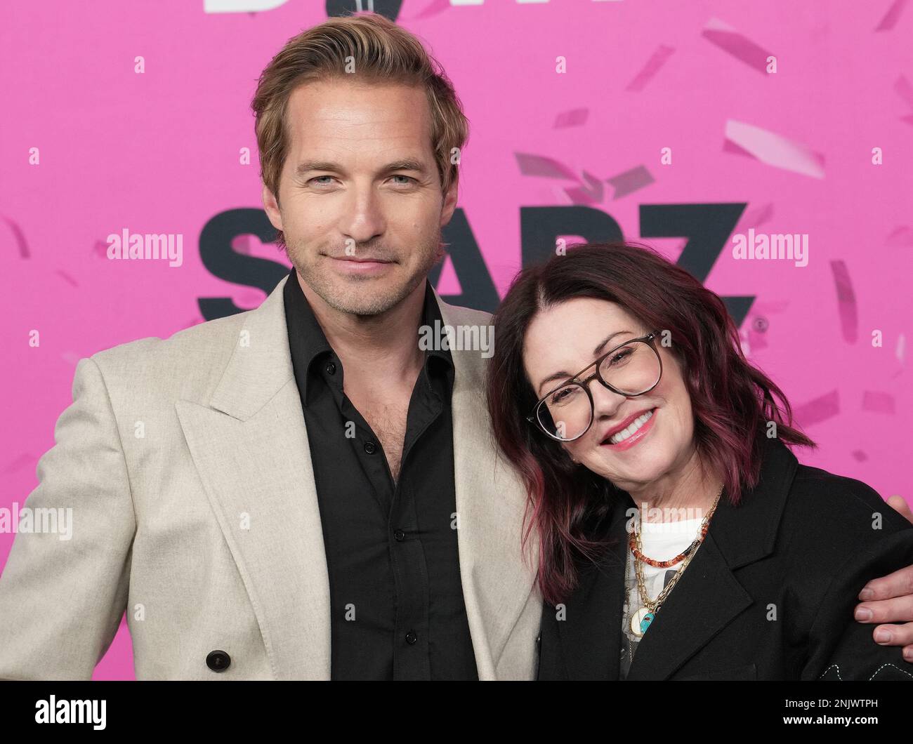 Westwood, CA, February 22, 2023. (L-R) Ryan Hansen and Megan Mullally ...