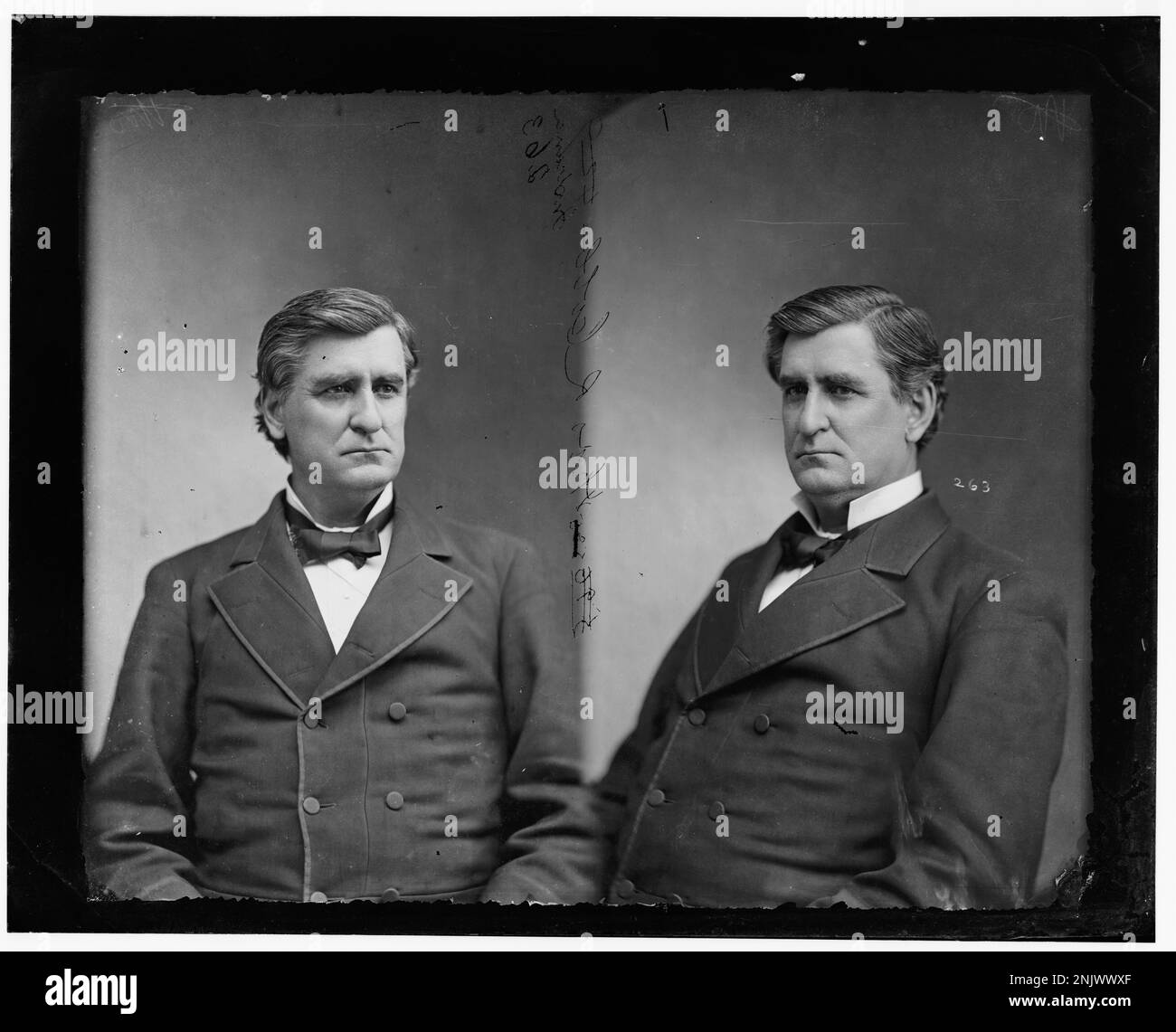 A portrait of Hon. Thomas Reed Cobb, a political figure from Indiana ...