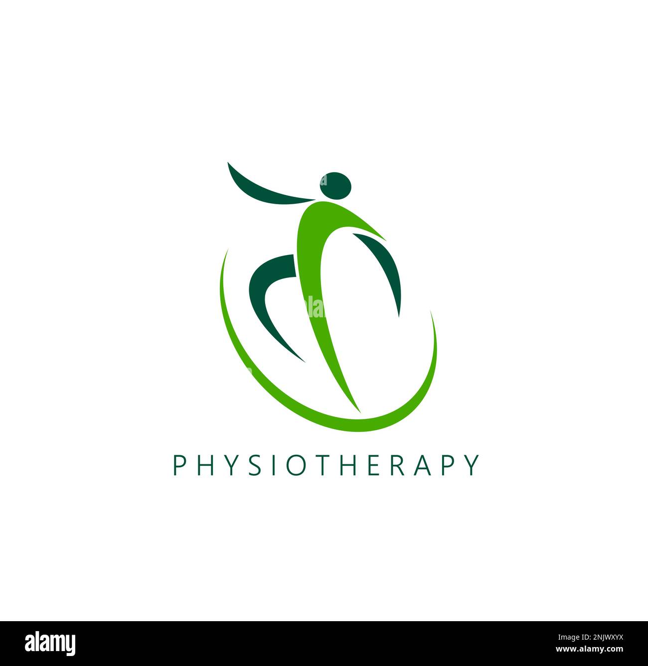 Physiotherapy, back paint therapy and massage icon. Physical therapy or ...