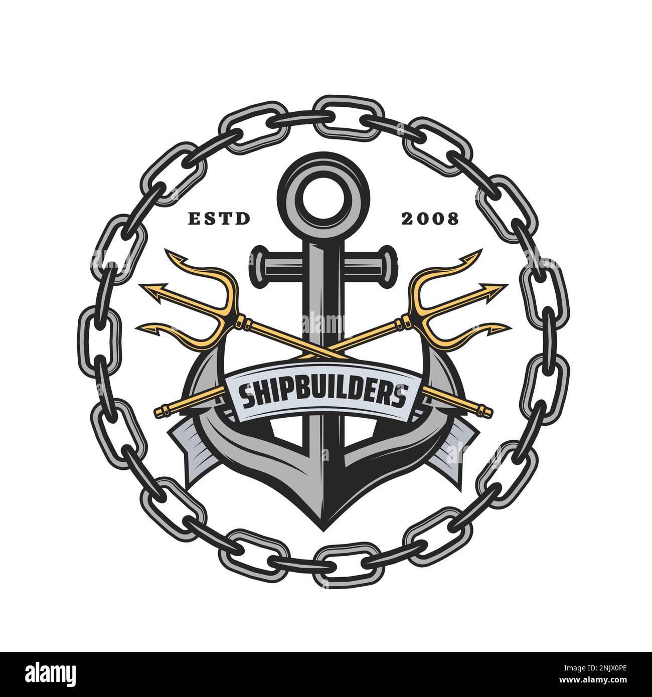 Seaman with trident Cut Out Stock Images & Pictures - Alamy