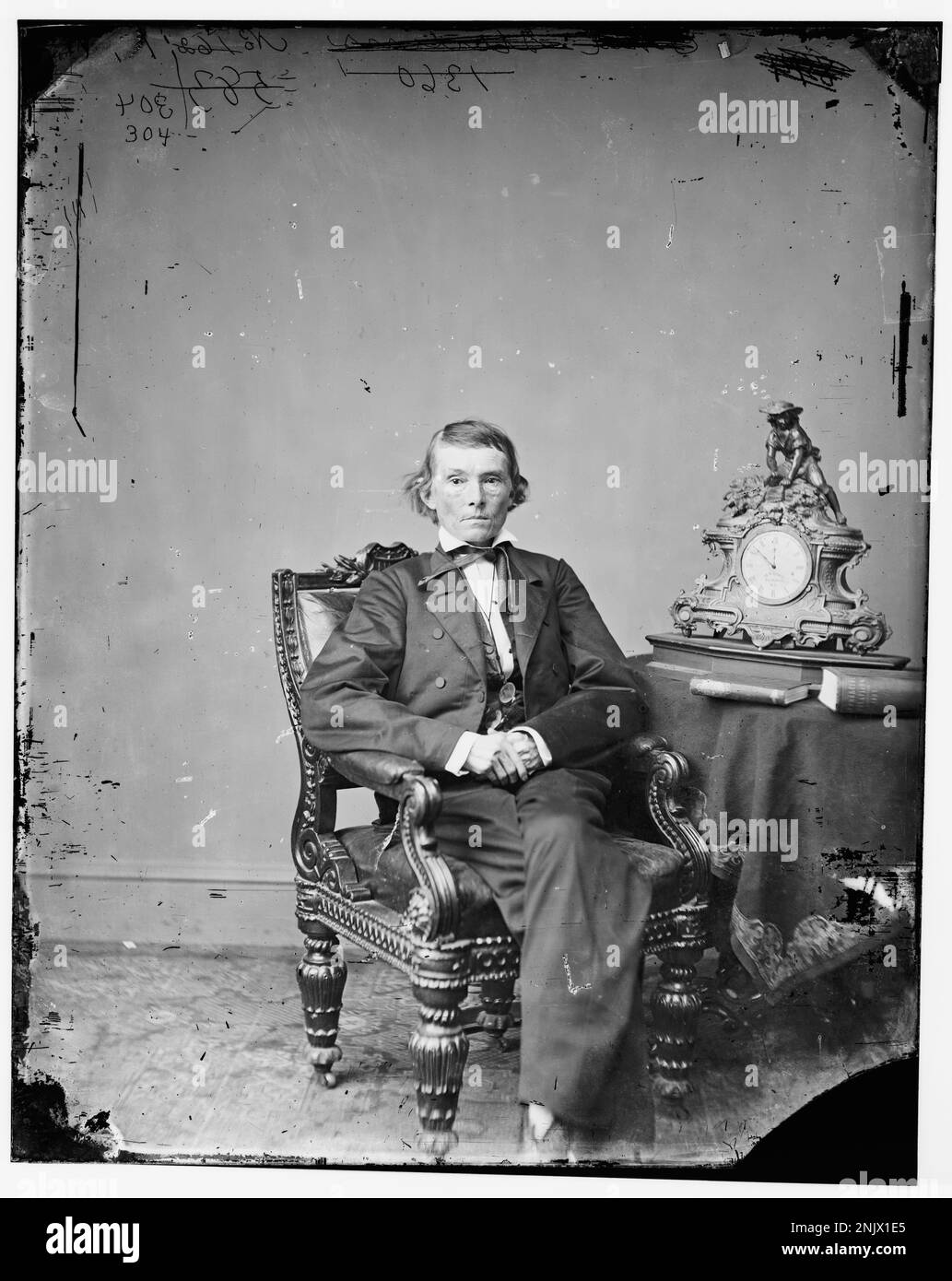 Portrait of Alexander Hamilton Stephens, Vice President of the ...