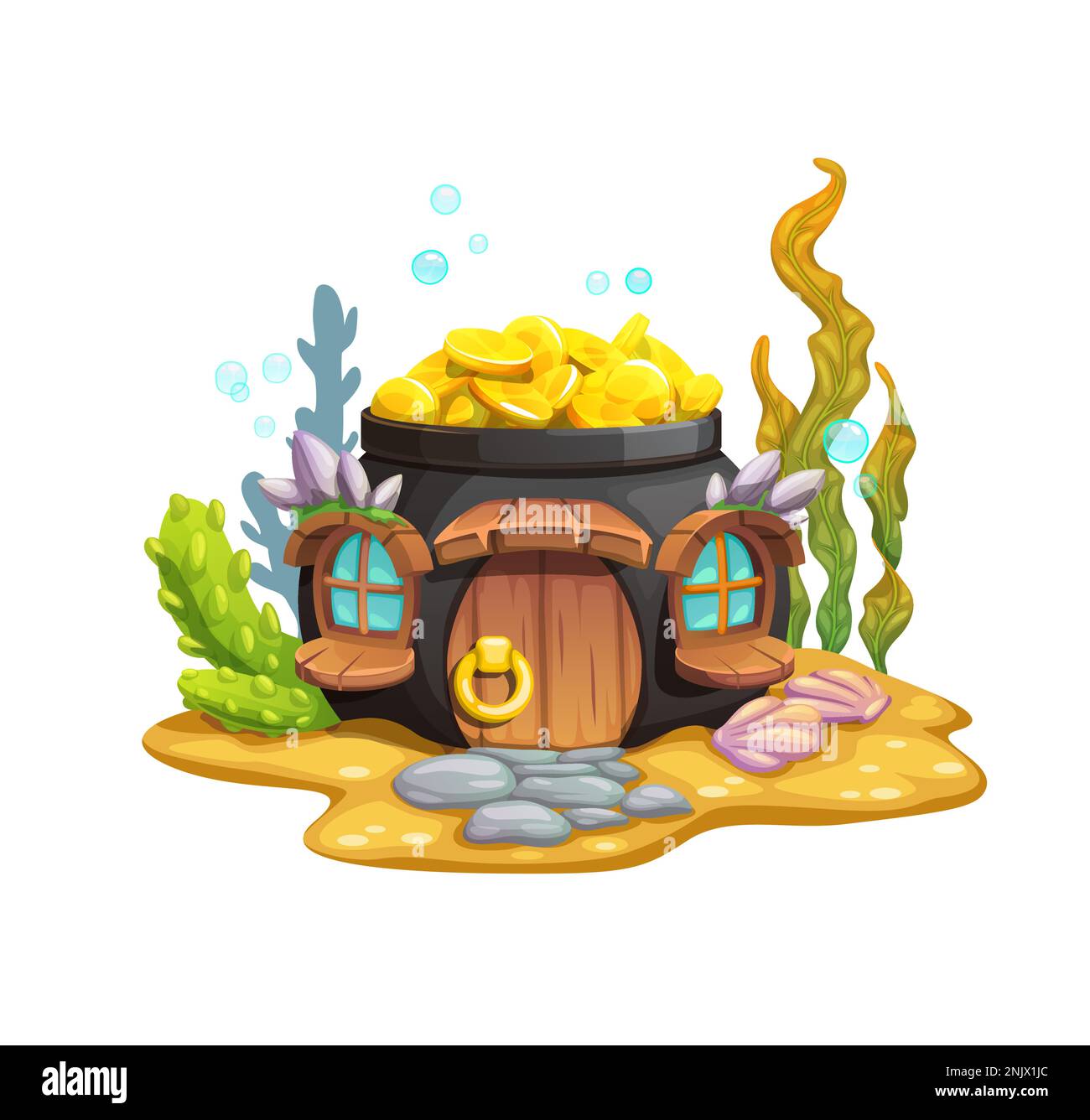 Underwater pathway Stock Vector Images - Alamy