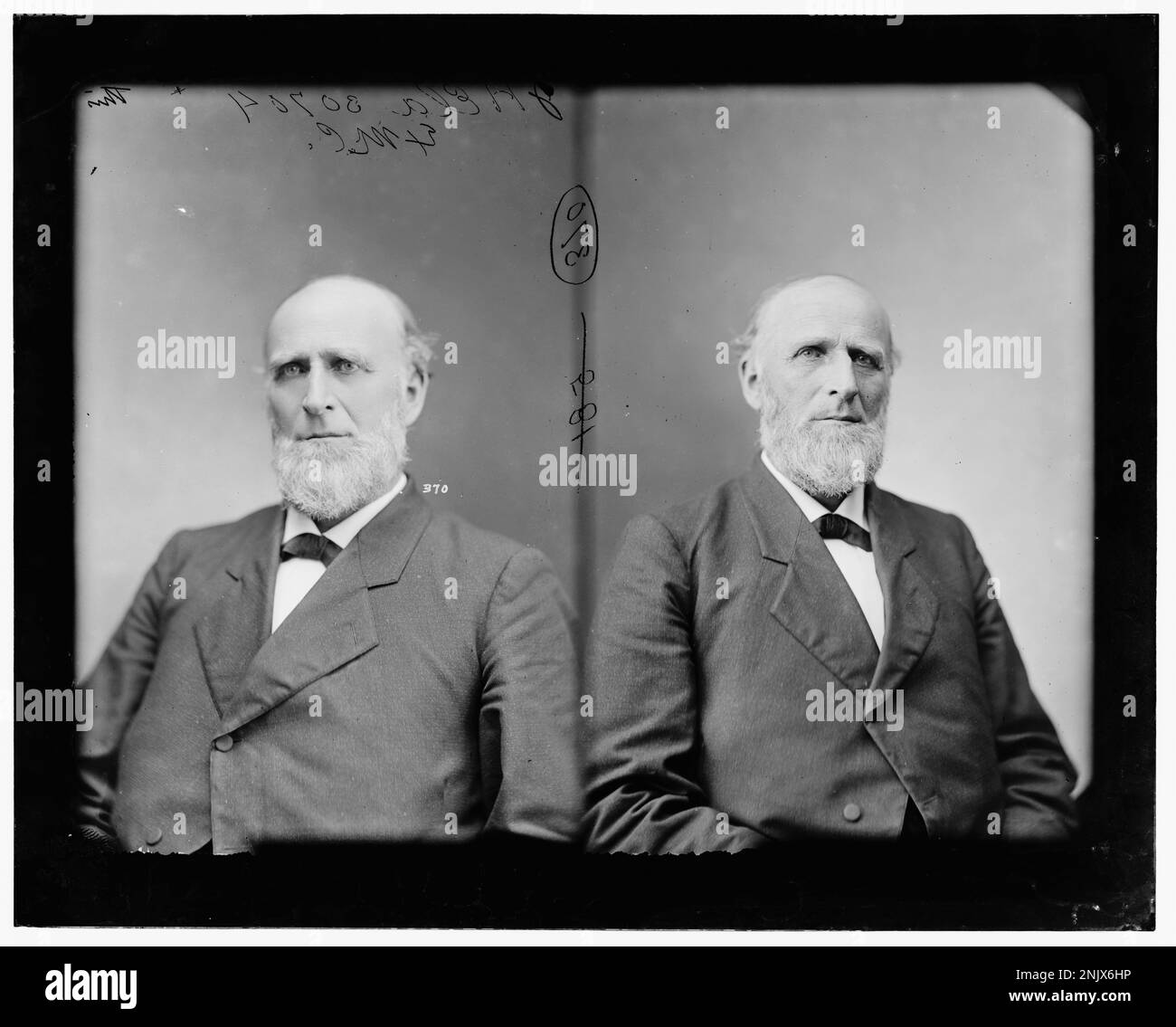 Portrait of Honorable Jacob Hart Ela, a politician from New Hampshire ...