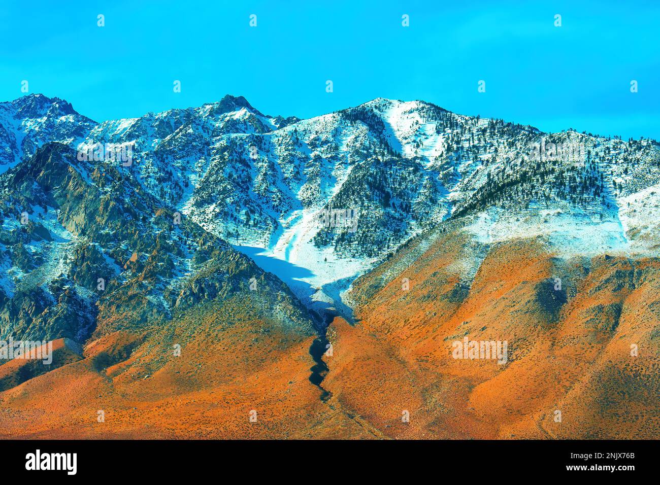 Mount Whitney view, Lone Pine, California Stock Photo - Alamy