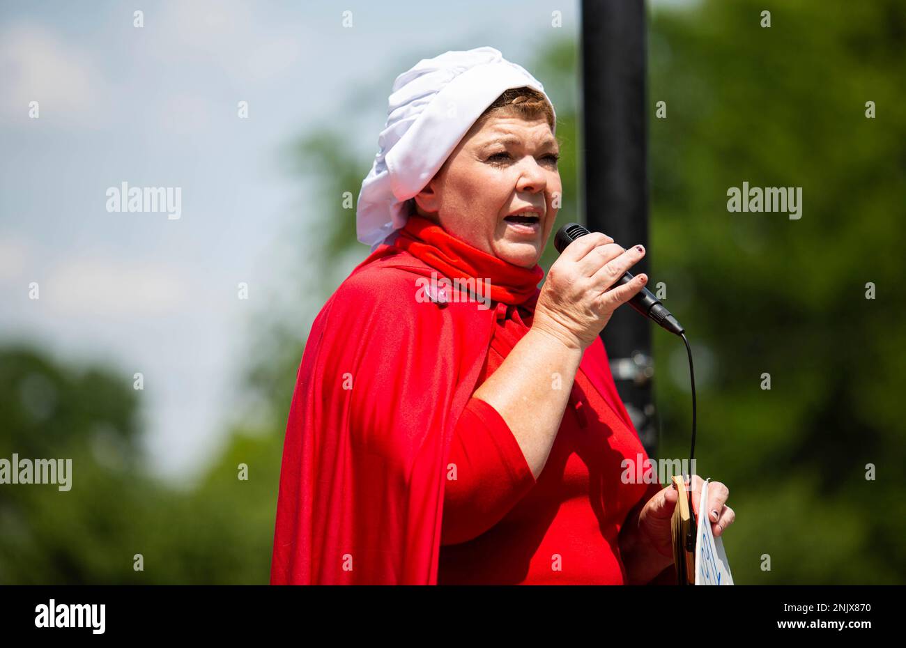 Renea Delong, of Bowling Green, speaks at the BG Freedom Walkers ...