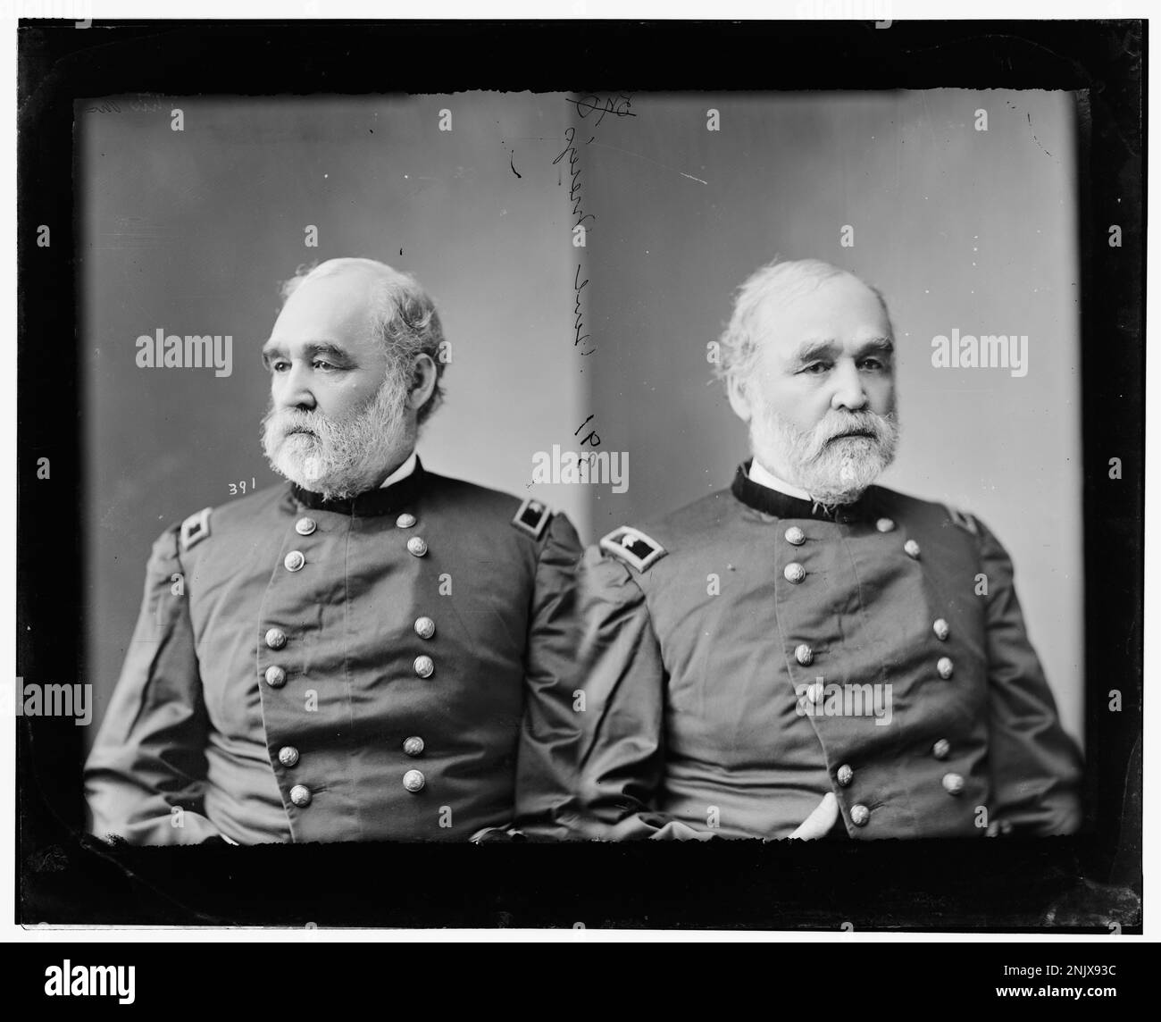 Portrait of General Montgomery Meigs, a senior officer in the U.S. Army ...