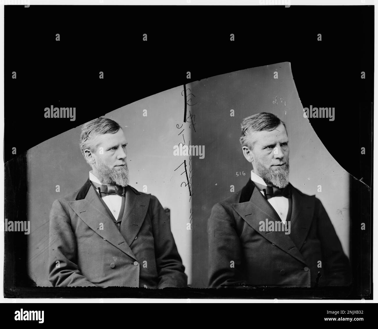 Portrait of Senator William Andrew Wallace from Pennsylvania, captured as part of the Brady ...