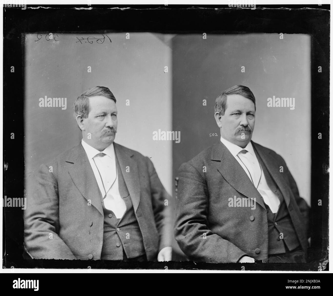 Portrait of Hon. Jordan Edgar Cravens, a Confederate officer from ...