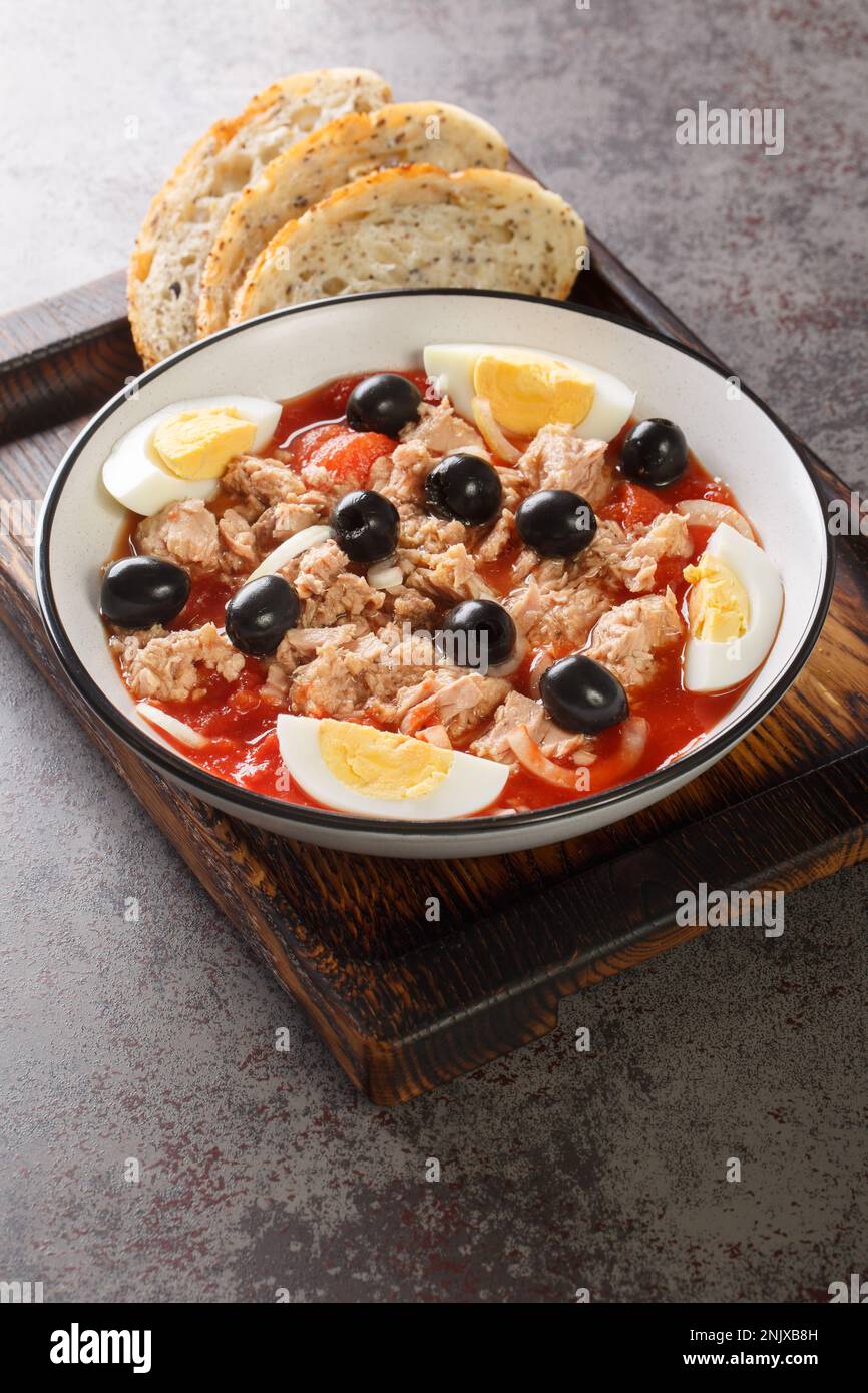 Murcian salad or mojete, a traditional fresh and light recipe that is ...