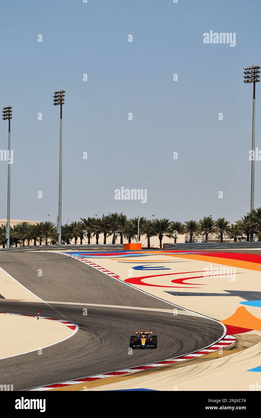 Sakhir, Bahrain. 23rd February 2023. Oscar Piastri (AUS) McLaren MCL60 ...