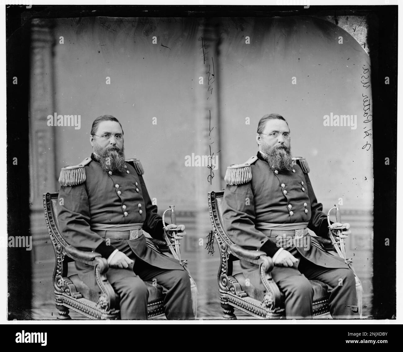 Portrait of Gen. J.H. Potter, a general featured in the Library of ...