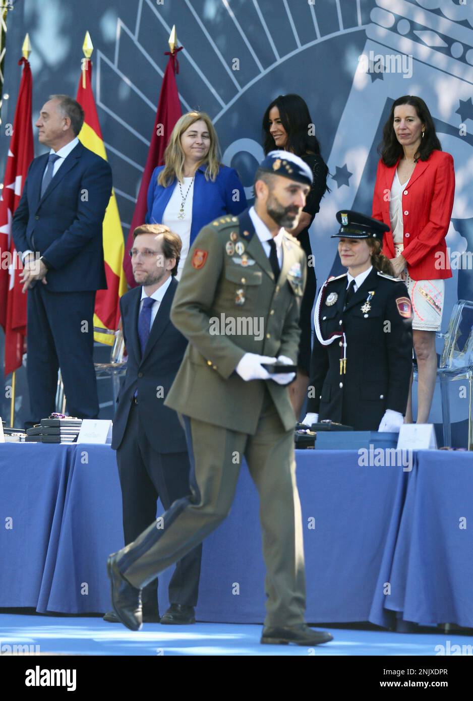 The chief colonel of the Royal Guard, Juan Manuel Salom Herrera, after ...