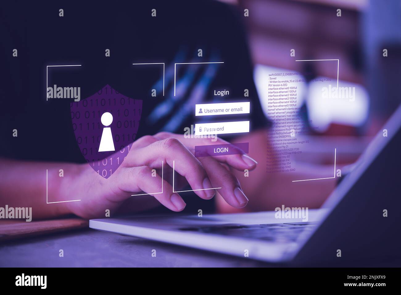 Strong password computer screen hi-res stock photography and images - Alamy