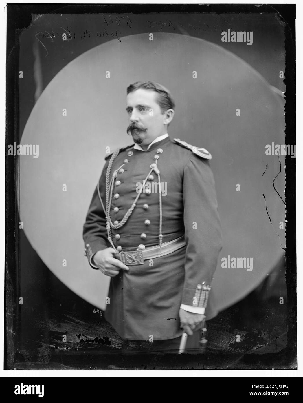 Portrait of John M. Bacon, a U.S. Navy officer, from the Brady-Handy ...