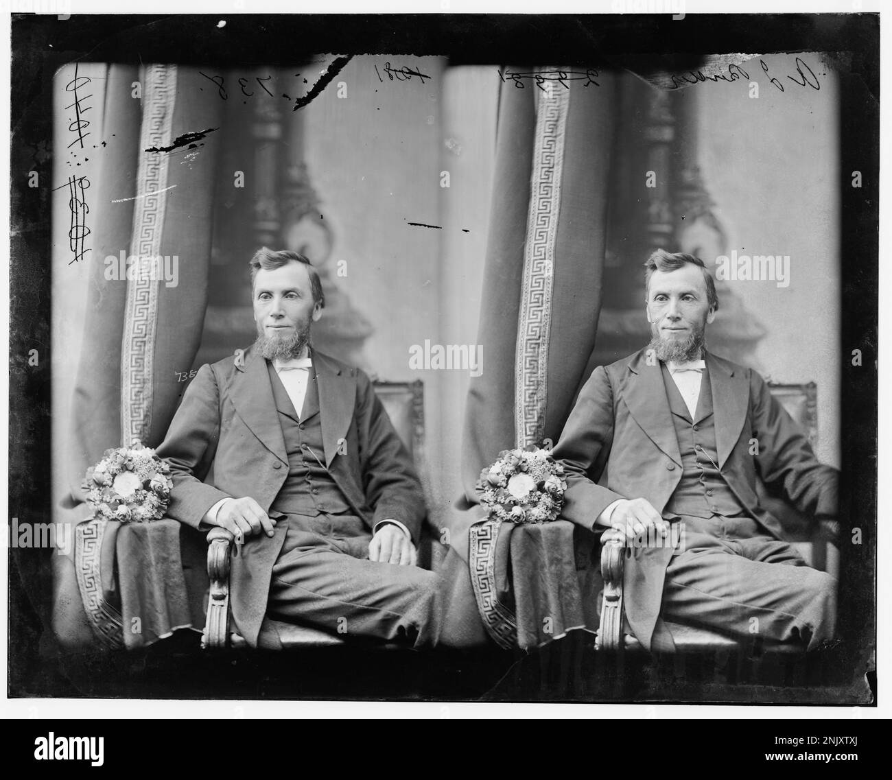 Portrait of A.J. Bender, U.S. Congressman, captured in the Brady-Handy ...