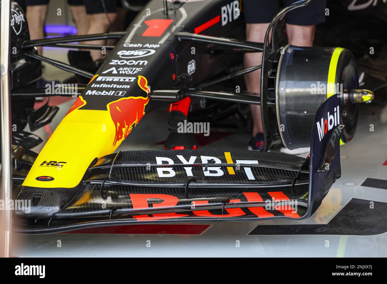 Sakhir, Bahrain - 23/02/2023, Red Bull Racing RB19, front wing ...