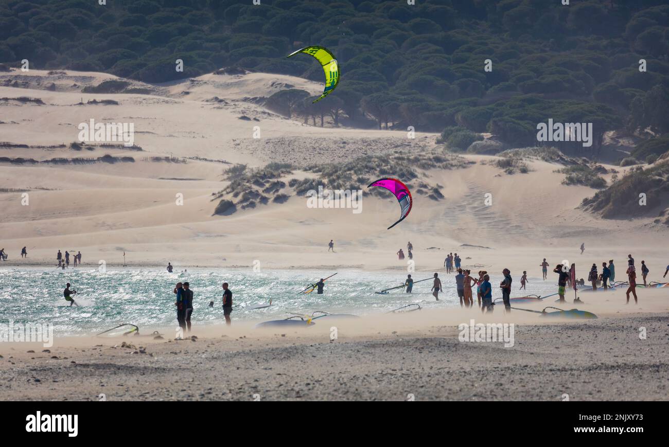 Tarifa, Costa de la Luz, Cadiz Province, Andalusia, southern Spain ...