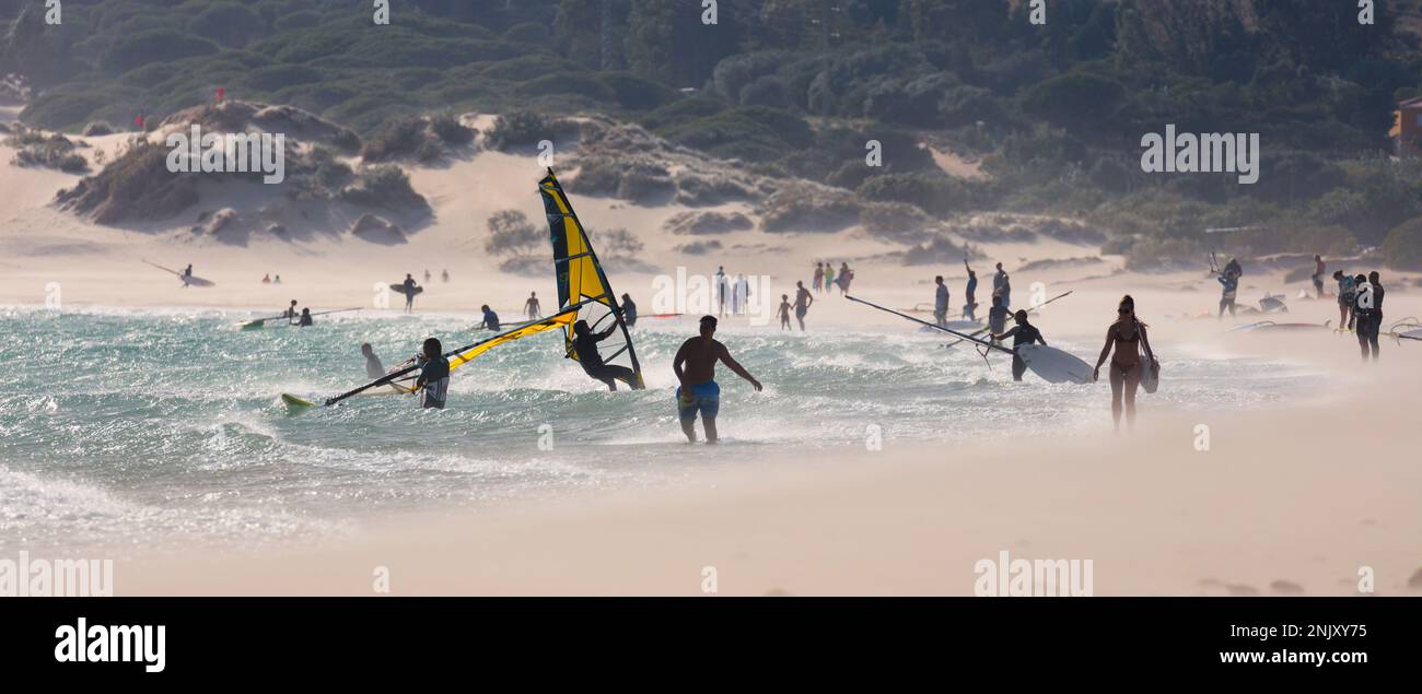 Tarifa, Costa de la Luz, Cadiz Province, Andalusia, southern Spain ...